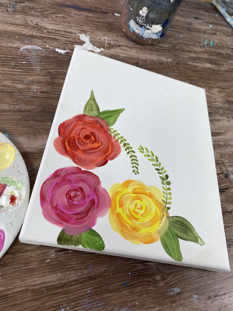 How To A Rose - Easy & Simple - Step By Step Painting