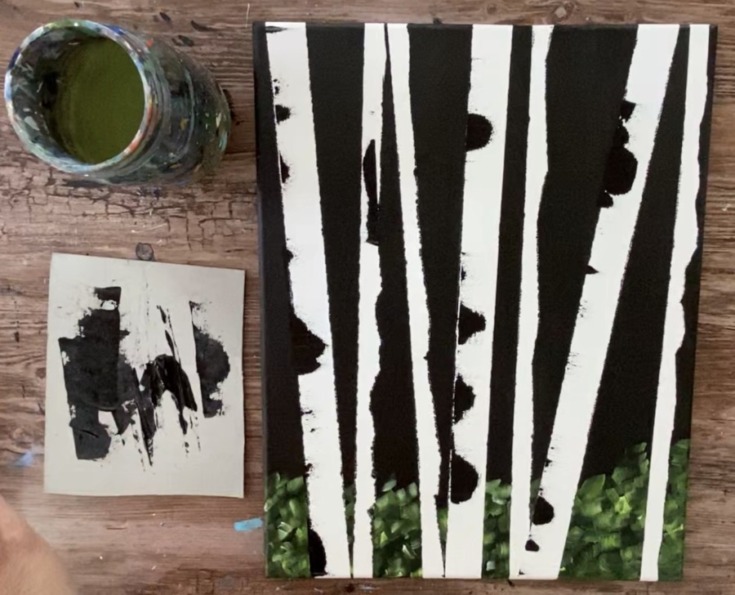 How To Paint Birch Trees - Easy Step By Step Painting Tutorial