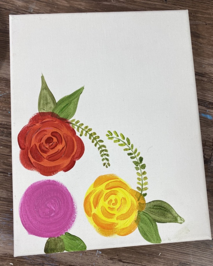 How To A Rose - Easy & Simple - Step By Step Painting