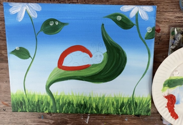 Ladybug Painting - Step By Step Tutorial - With Video