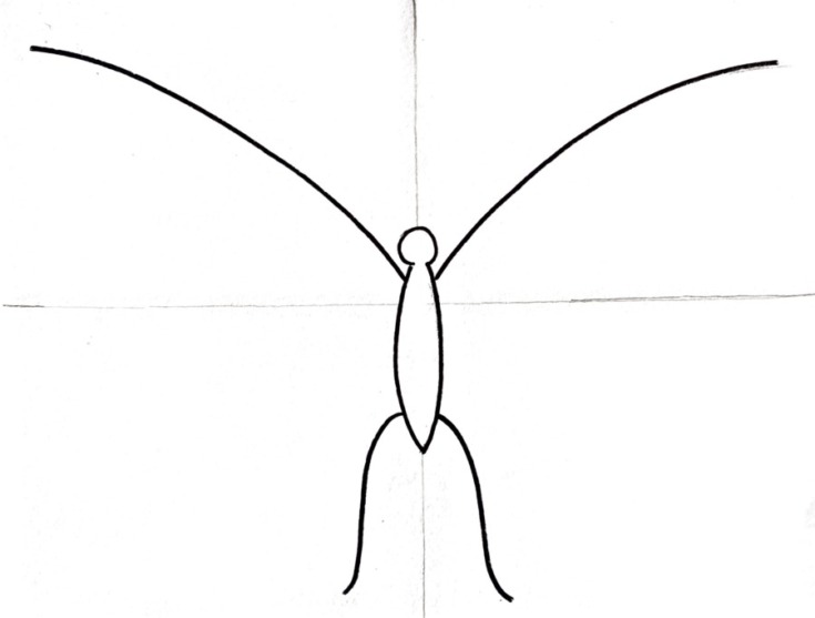 How To Draw A Butterfly - Easy - Step By Step Drawing Tutorial