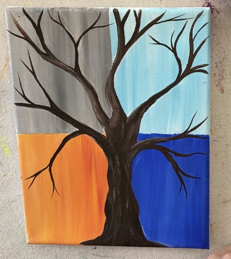 How To Paint A Four Seasons Tree - Salvador Acrylic Paint Kit - Tracie ...