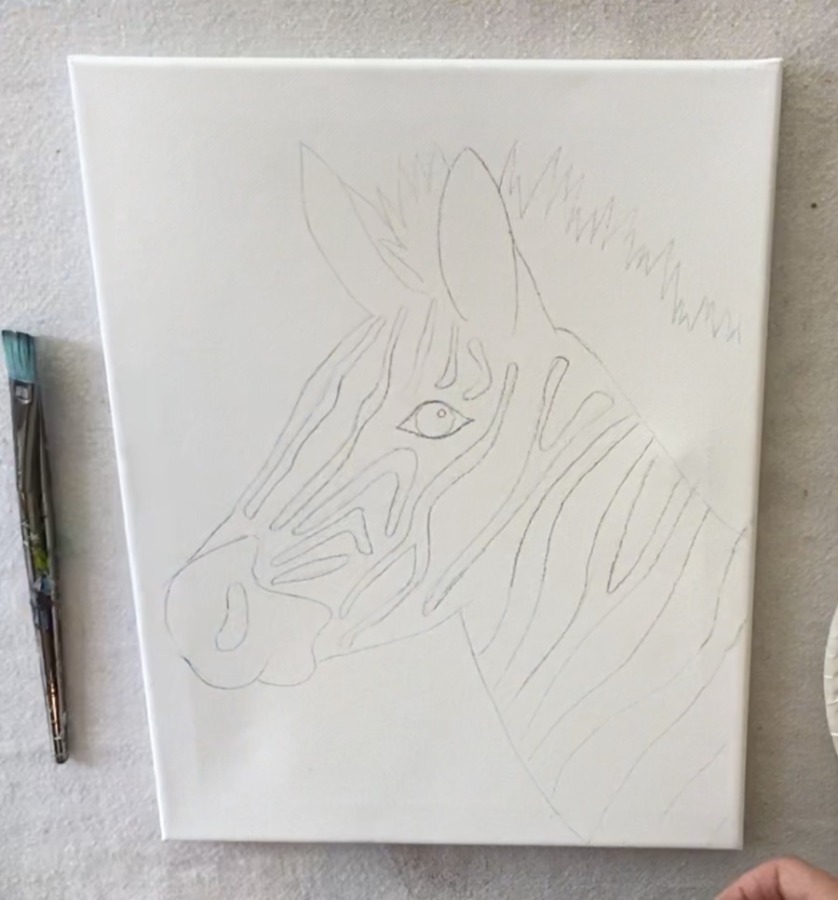 Zebra Painting - Tracie Kiernan - Step By Step Painting