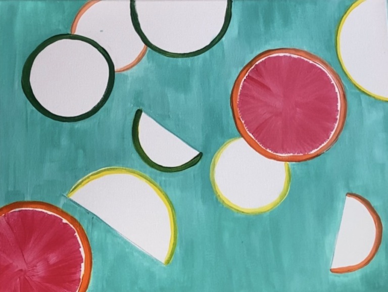 Citrus Painting - Step By Step Painting - For Beginners