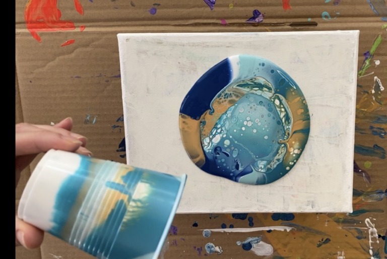 How To Do Acrylic Pouring - Step By Step Tutorial For Beginners