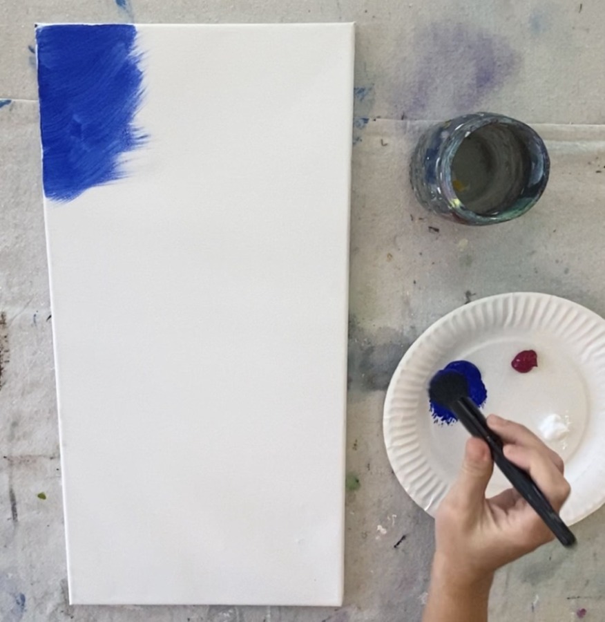 Galaxy Campsite Acrylic Painting Tutorial - Tracie Kiernan - Step By ...
