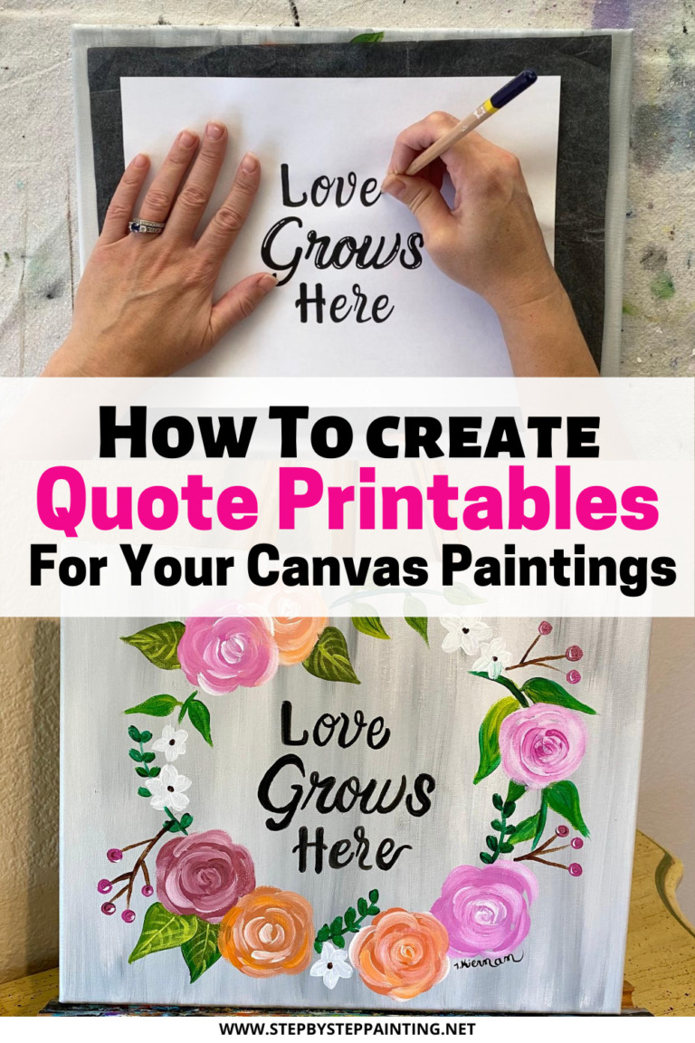 How To Create & Transfer Quotes On Your Paintings - Tracie Kiernan ...