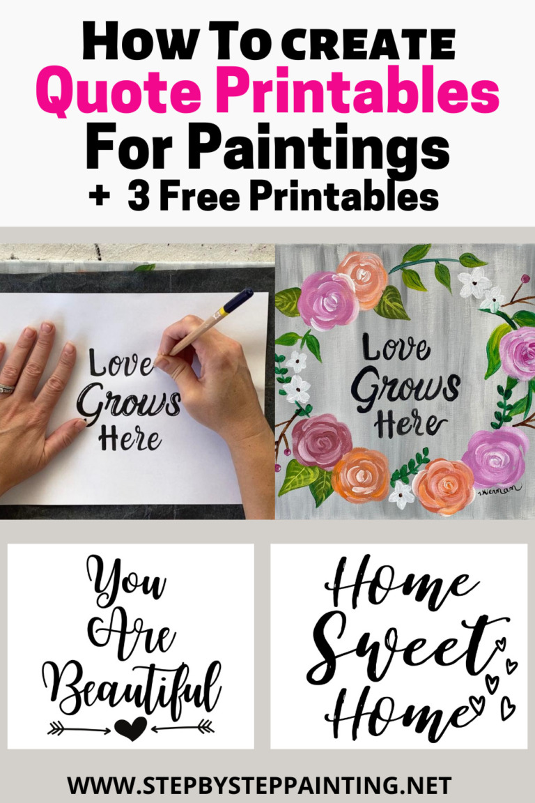 How To Create & Transfer Quotes On Your Paintings - Tracie Kiernan ...