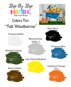 Fall Wheelbarrow Painting - Tracie Kiernan - Step By Step Painting