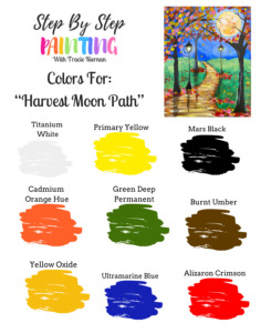 Fall Path Painting - Step By Step Painting With Tracie Kiernan