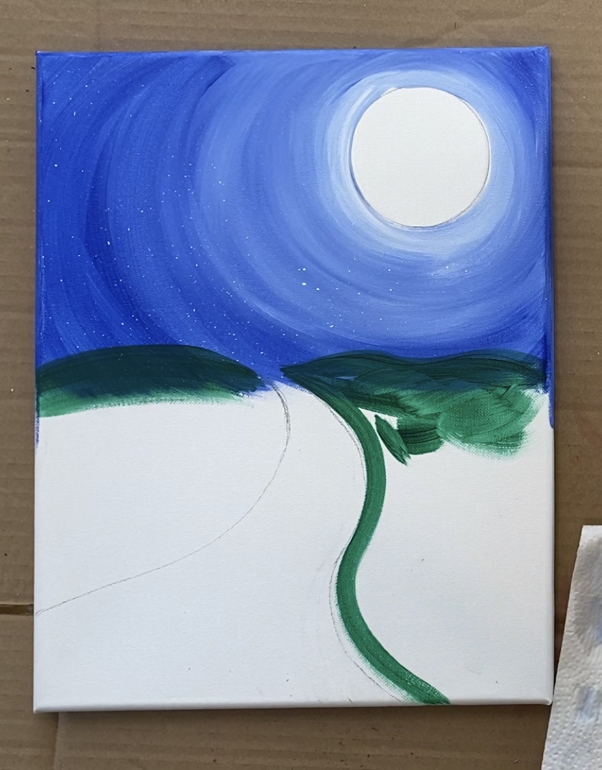 Fall Path Painting - Step By Step Painting With Tracie Kiernan