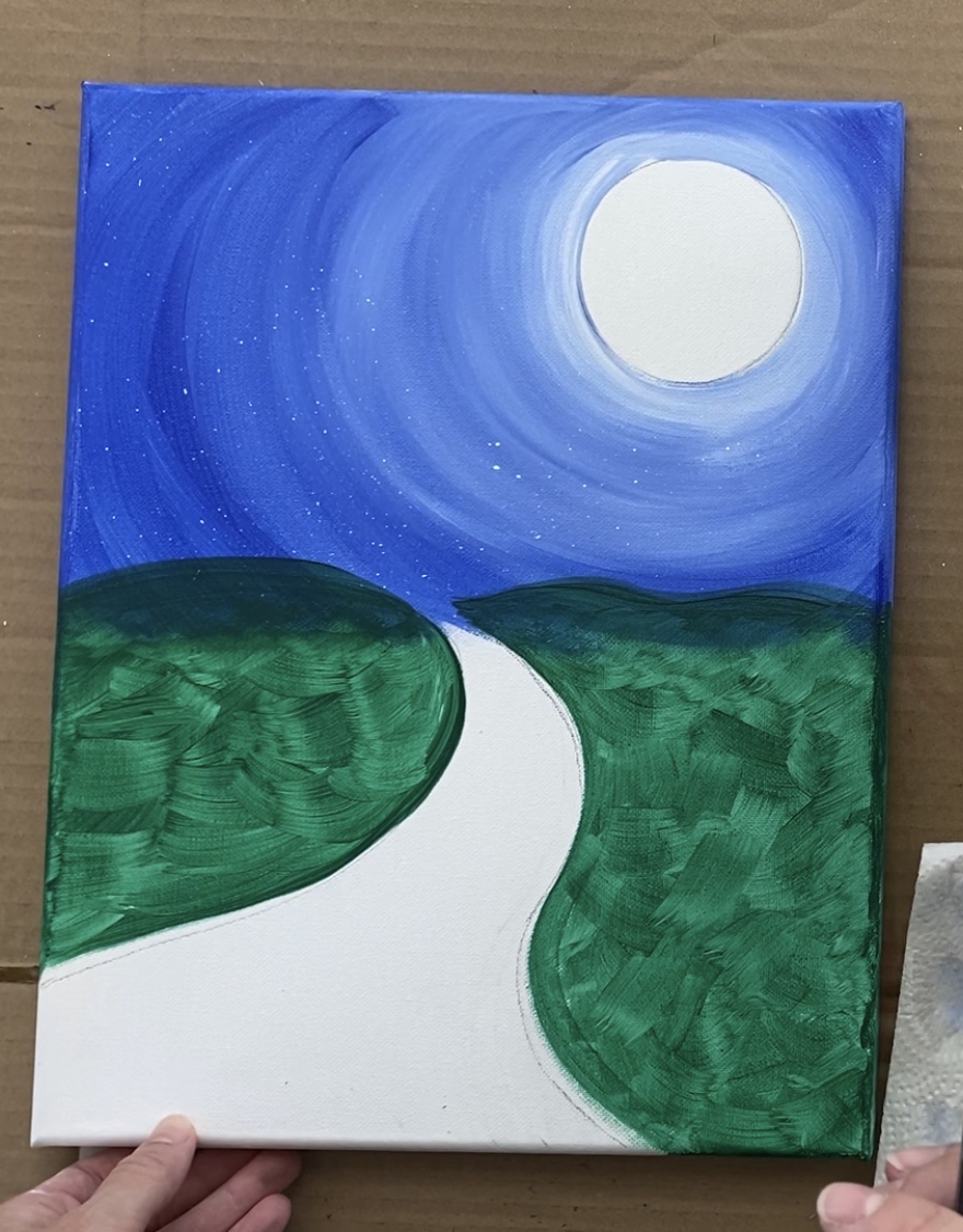 Fall Path Painting - Step By Step Painting With Tracie Kiernan