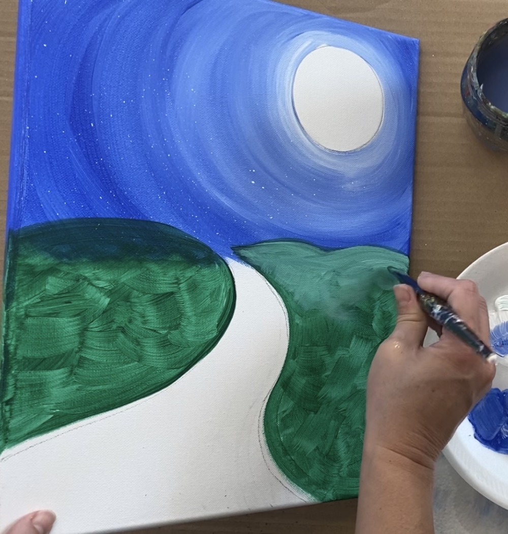 Fall Path Painting - Step By Step Painting With Tracie Kiernan