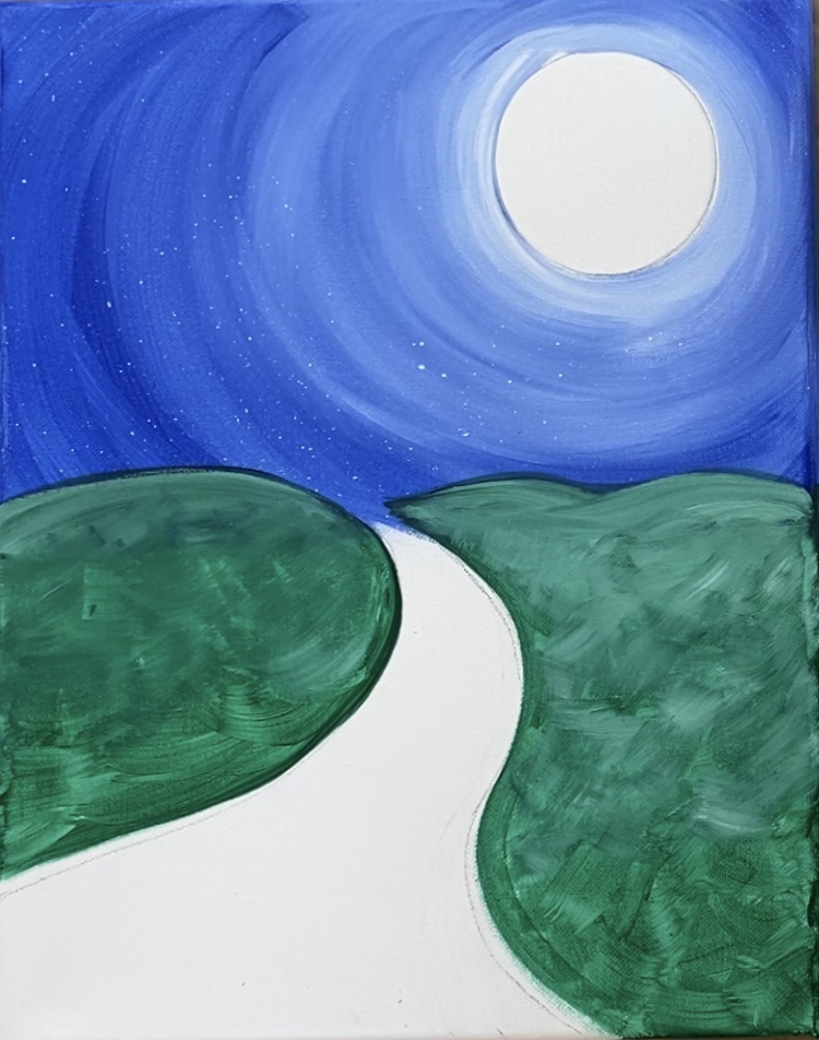 Fall Path Painting - Step By Step Painting With Tracie Kiernan