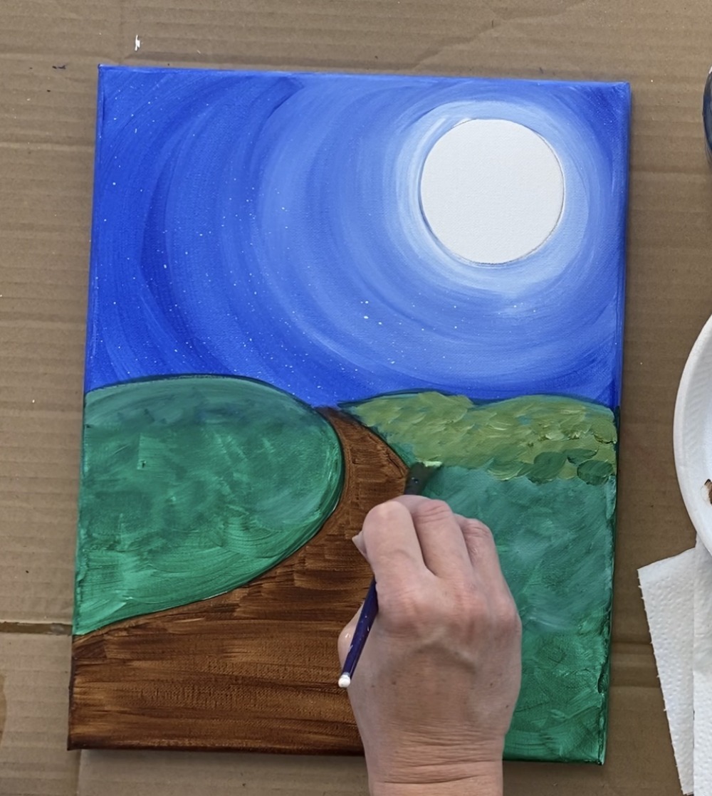 Fall Path Painting - Step By Step Painting With Tracie Kiernan