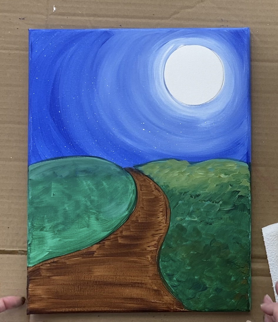 Fall Path Painting - Step By Step Painting With Tracie Kiernan