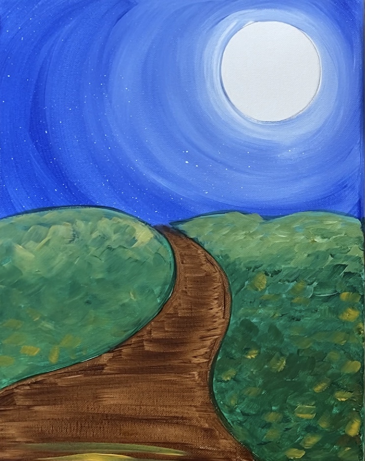 Fall Path Painting - Step By Step Painting With Tracie Kiernan