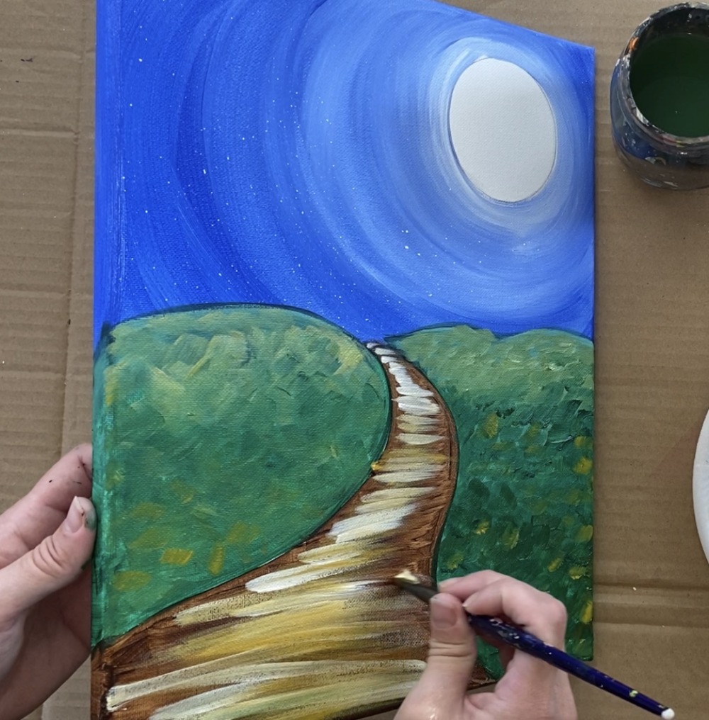 Fall Path Painting - Step By Step Painting With Tracie Kiernan