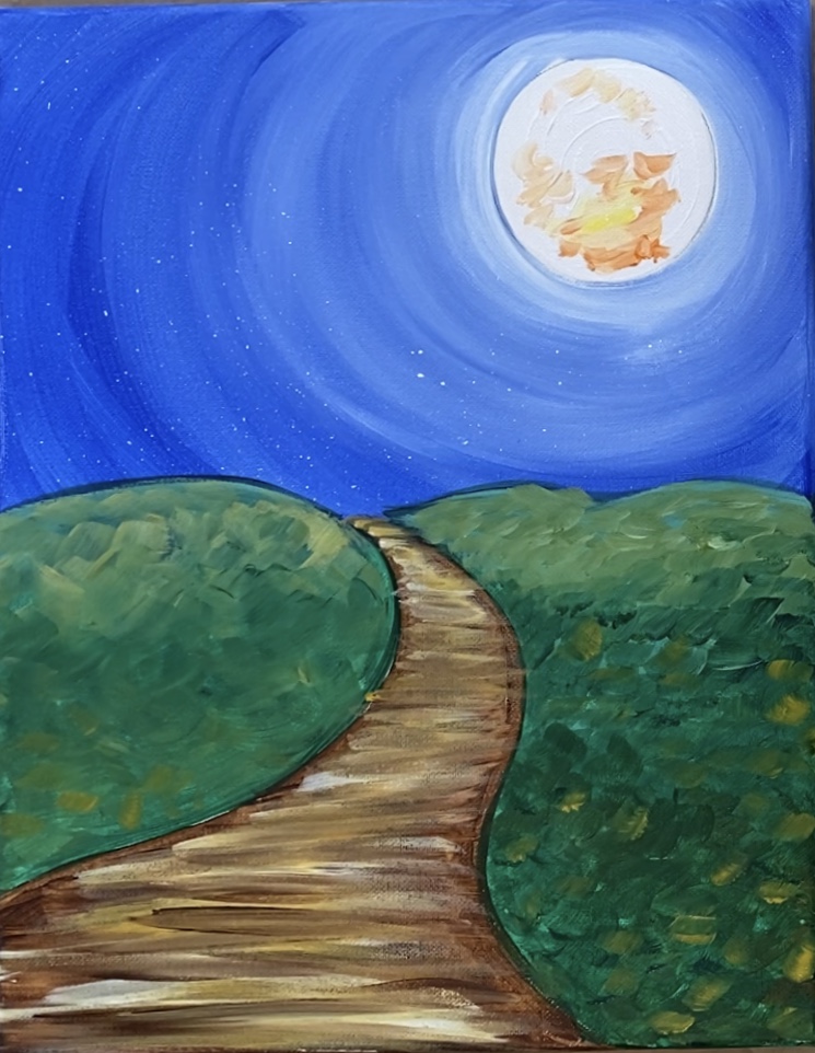 Fall Path Painting - Step By Step Painting With Tracie Kiernan