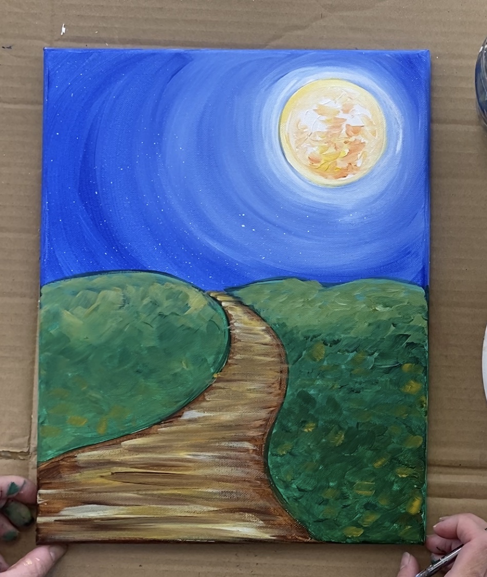 Fall Path Painting - Step By Step Painting With Tracie Kiernan