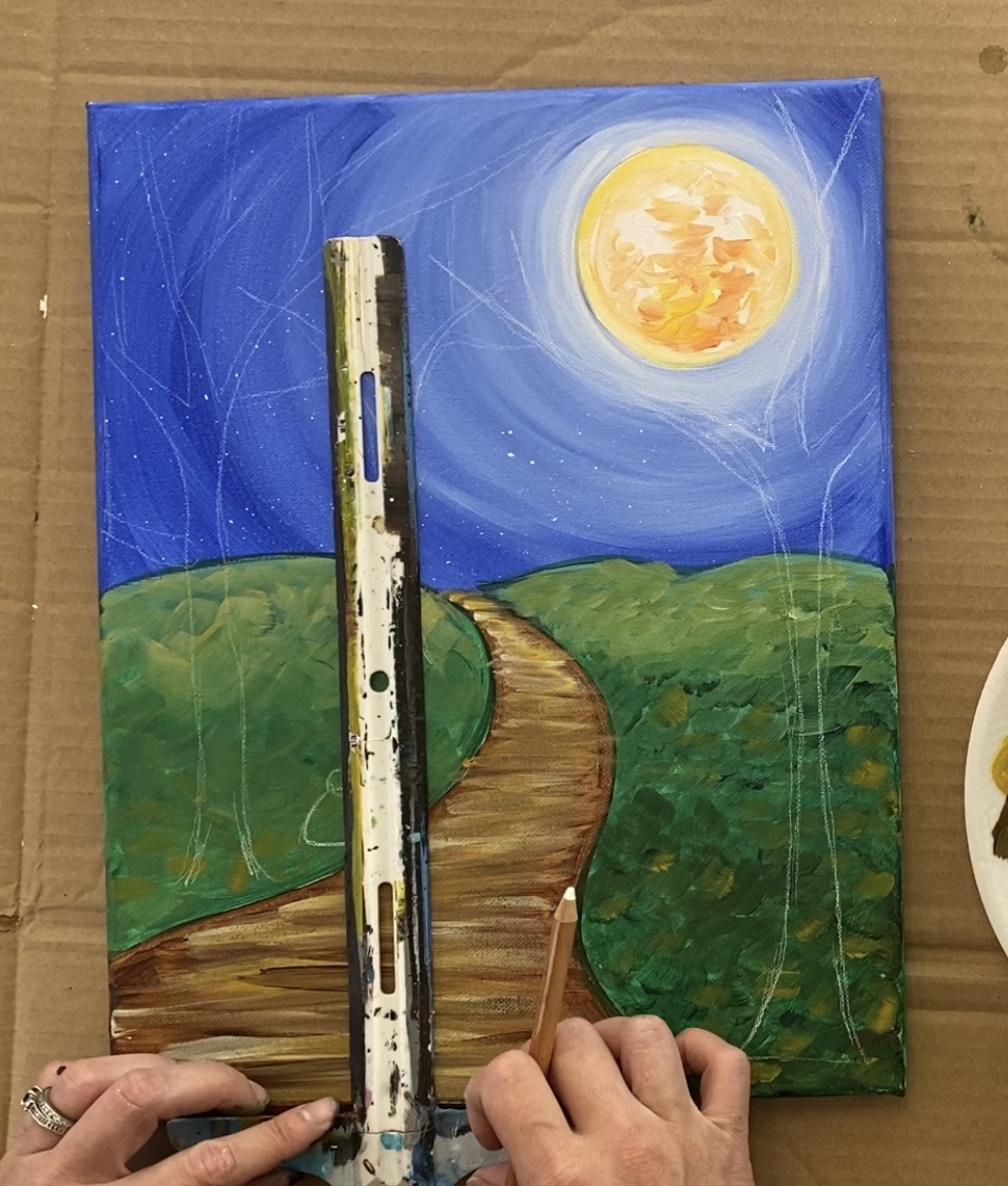 Fall Path Painting - Step By Step Painting With Tracie Kiernan