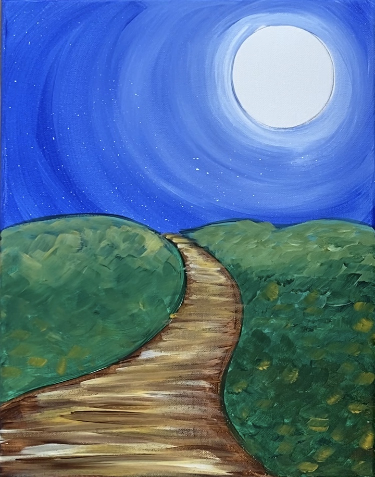 Fall Path Painting - Step By Step Painting With Tracie Kiernan