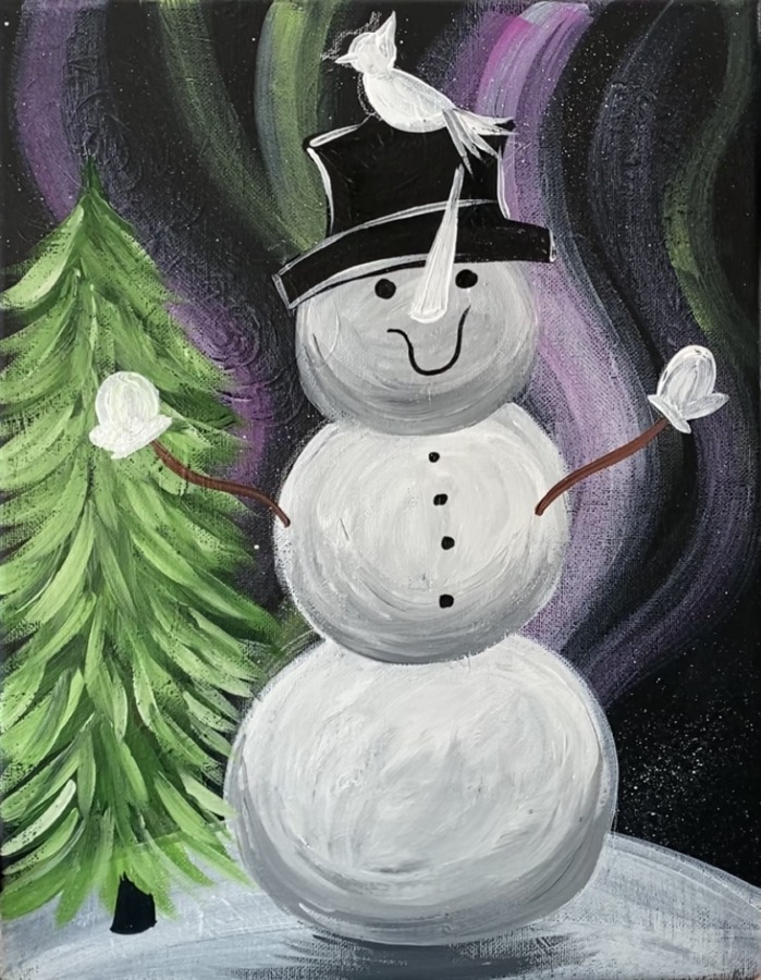How To Paint A Snowman - Magical Snowman Online Painting Tutorial