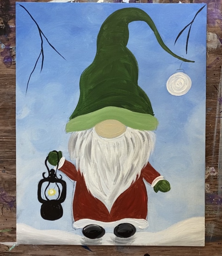 How To Paint A Winter Gnome - Tracie Kiernan - Step By Step Painting