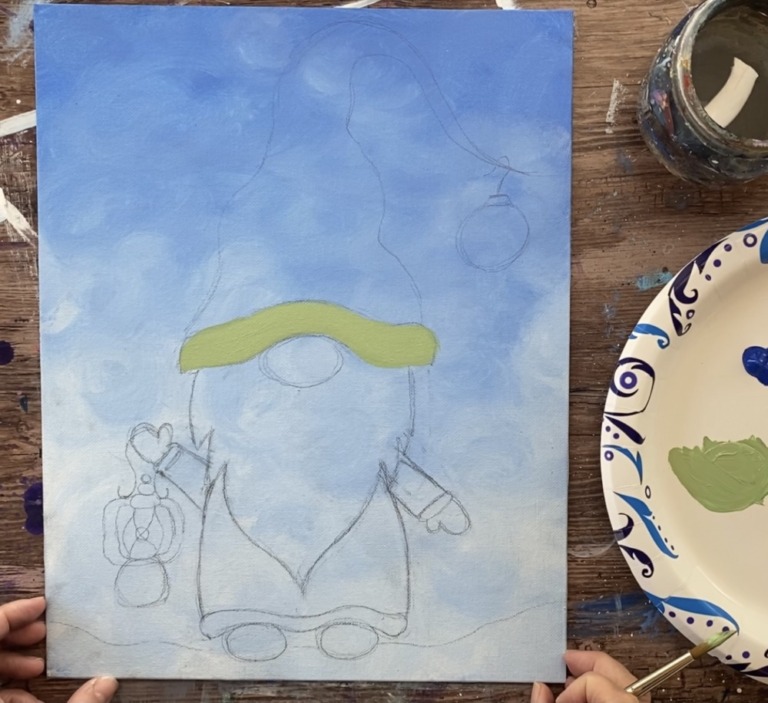 How To Paint A Winter Gnome - Tracie Kiernan - Step By Step Painting