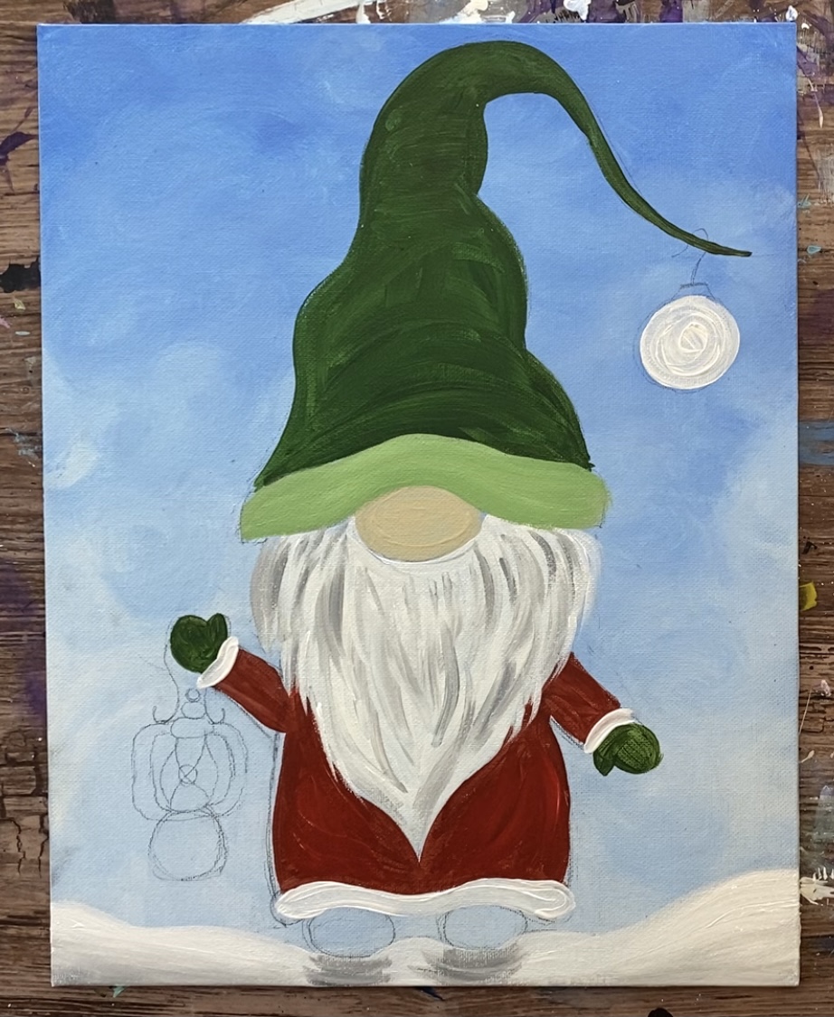 How To Paint A Winter Gnome - Tracie Kiernan - Step By Step Painting