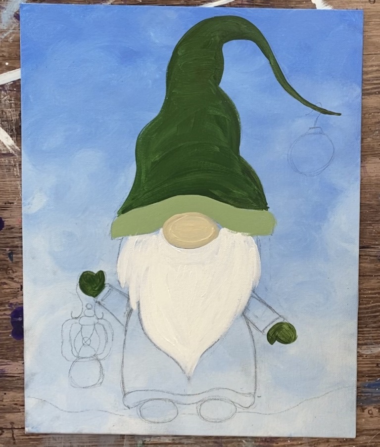 How To Paint A Winter Gnome - Tracie Kiernan - Step By Step Painting