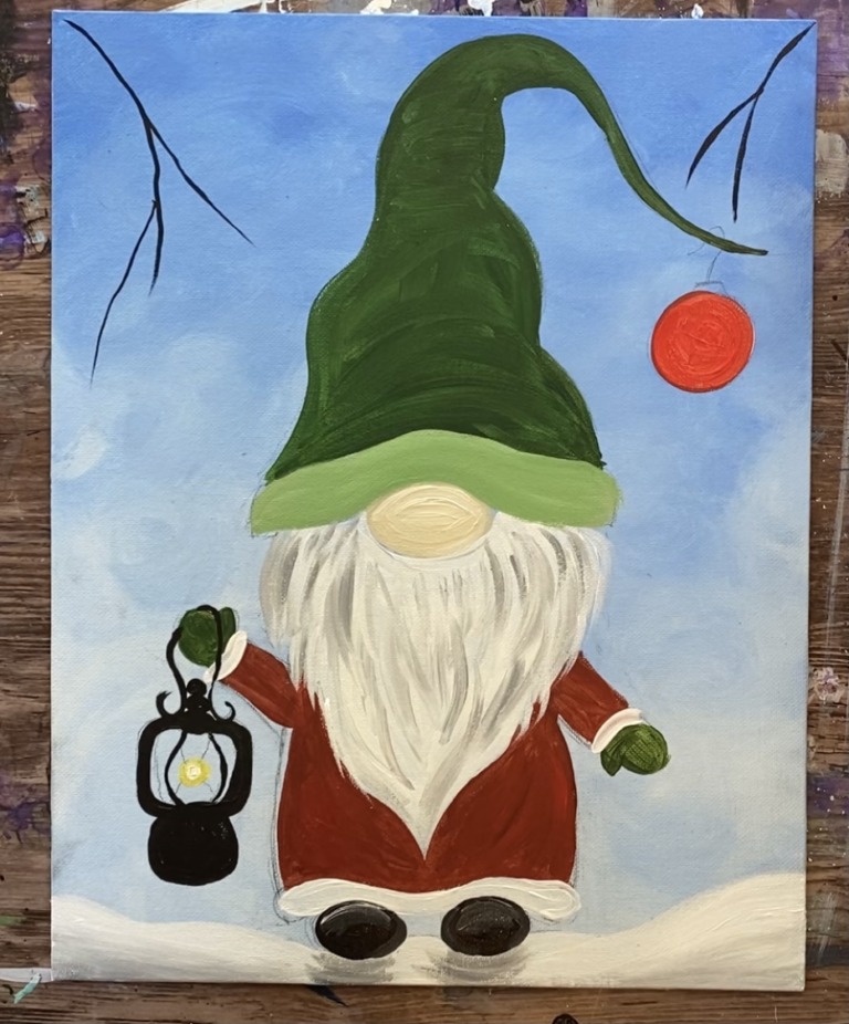 How To Paint A Winter Gnome - Tracie Kiernan - Step By Step Painting