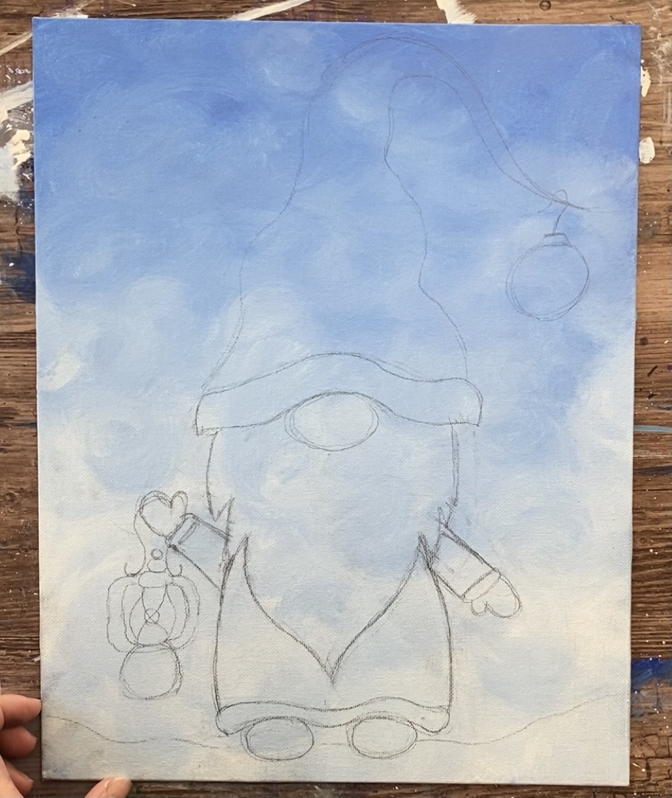 How To Paint A Winter Gnome - Tracie Kiernan - Step By Step Painting