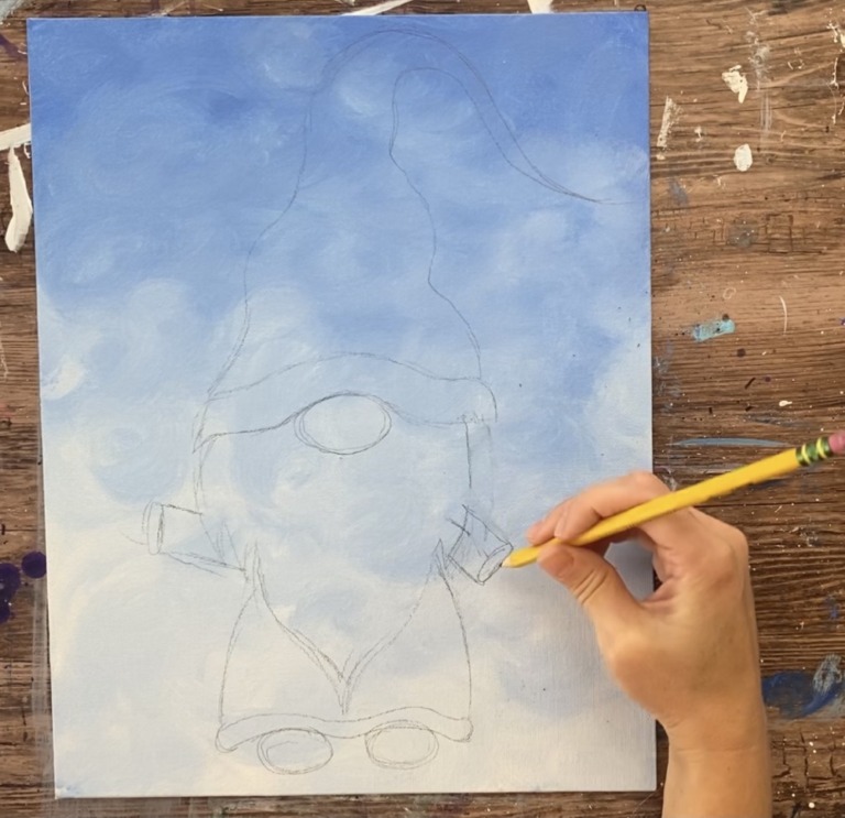 How To Paint A Winter Gnome - Tracie Kiernan - Step By Step Painting