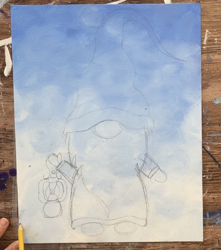 How To Paint A Winter Gnome - Tracie Kiernan - Step By Step Painting