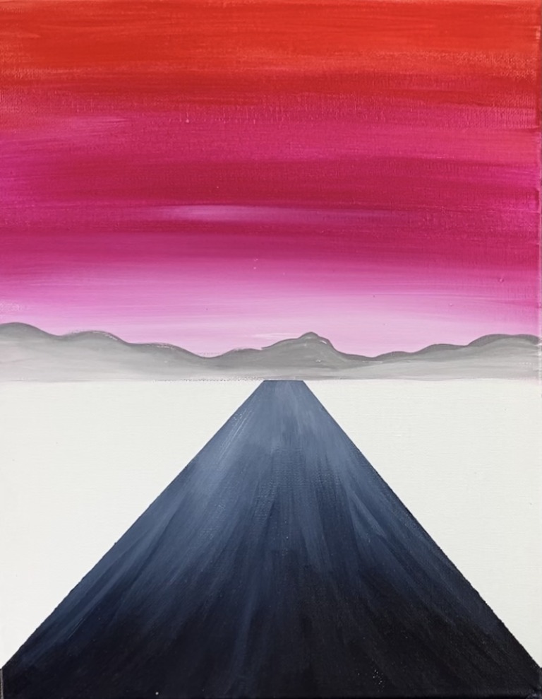 Sunset Road Painting - Tracie Kiernan - Step By Step Painting