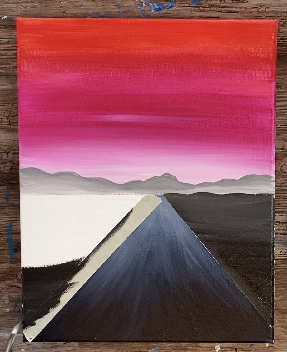 Sunset Road Painting - Tracie Kiernan - Step By Step Painting