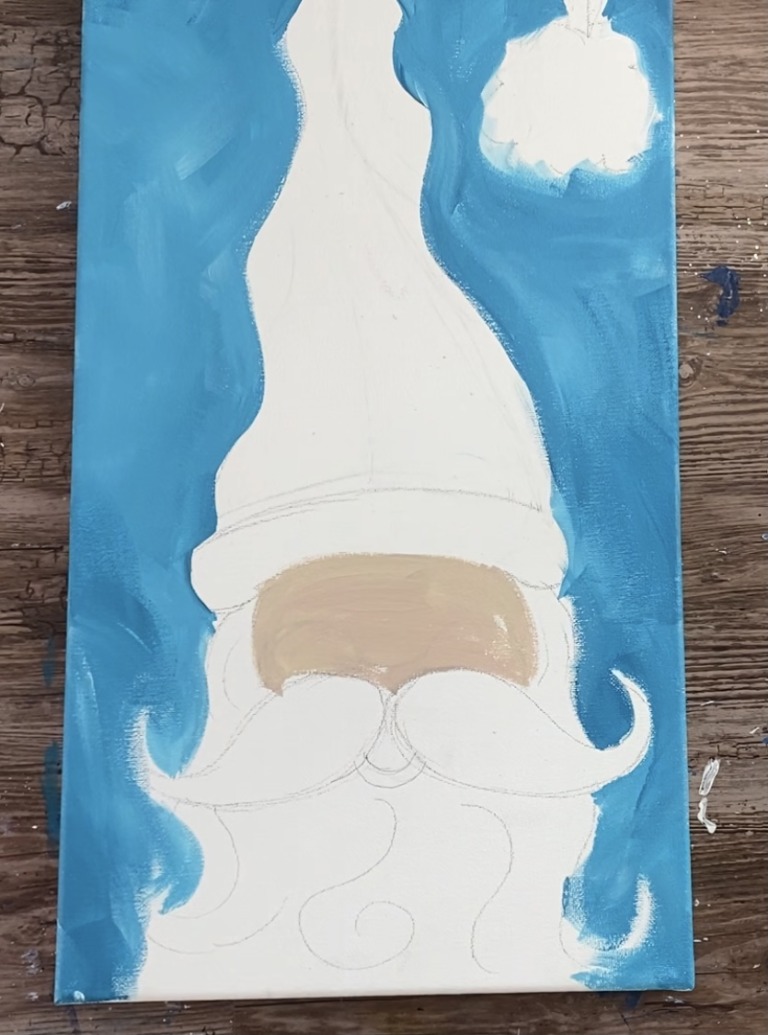 How To Paint A Jolly Whimsical Santa - Step By Step Painting