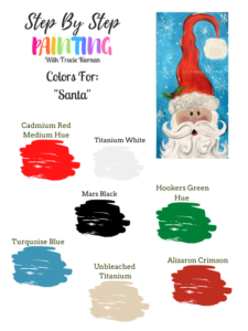 How To Paint A Jolly Whimsical Santa - Step By Step Painting