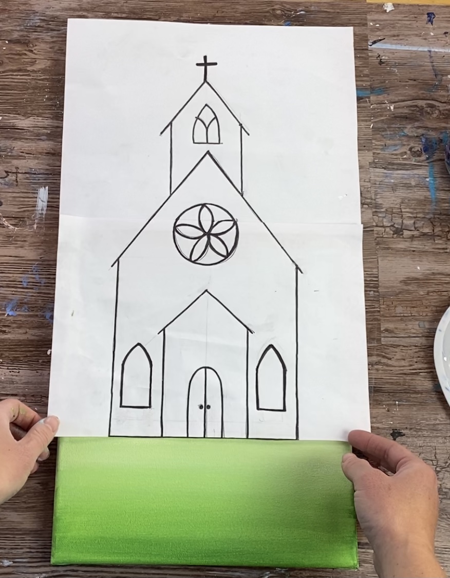Church Painting - Step By Step Acrylic Online Tutorial For Beginners