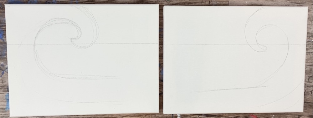 Wave Painting - Step By Step Acrylic Tutorial For Beginners