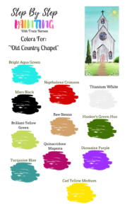 Church Painting - Step By Step Acrylic Online Tutorial For Beginners