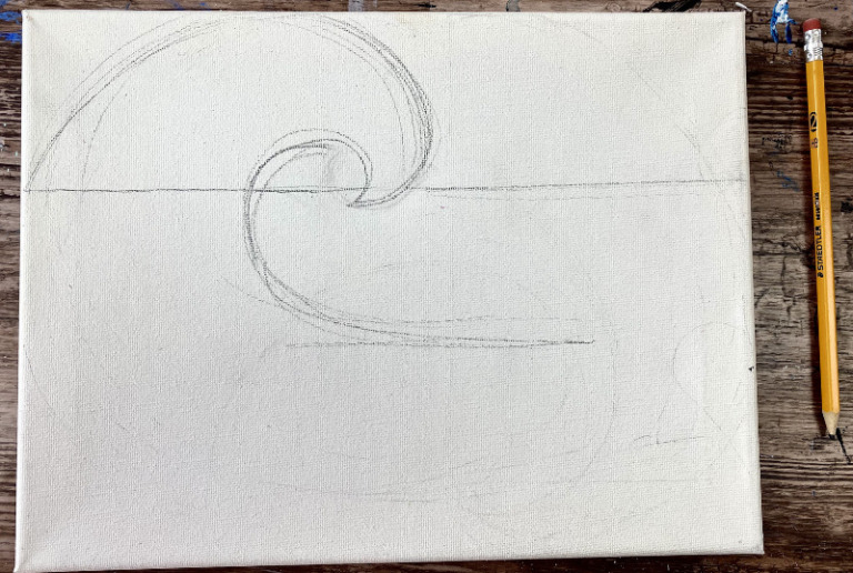 Wave Painting - Step By Step Acrylic Tutorial For Beginners