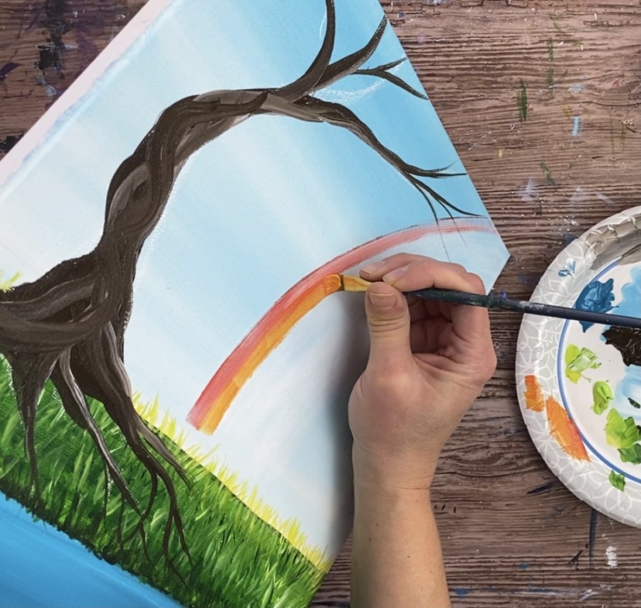 Rainbow Painting - Step By Step Painting With Tracie Kiernan