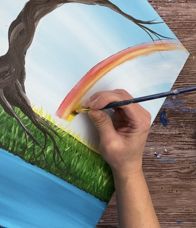 Rainbow Painting - Step By Step Painting With Tracie Kiernan