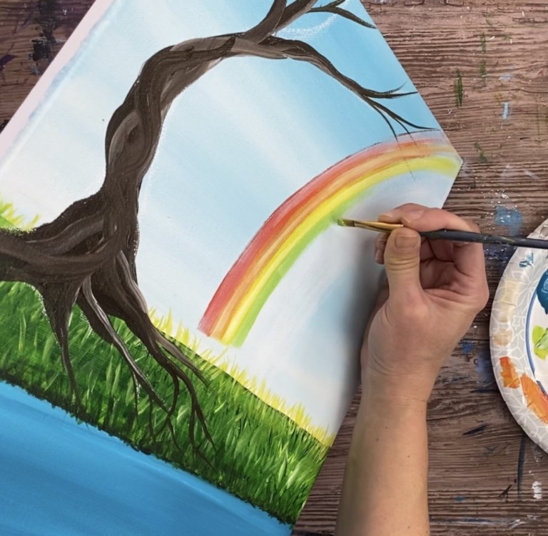 Rainbow Painting - Step By Step Painting With Tracie Kiernan
