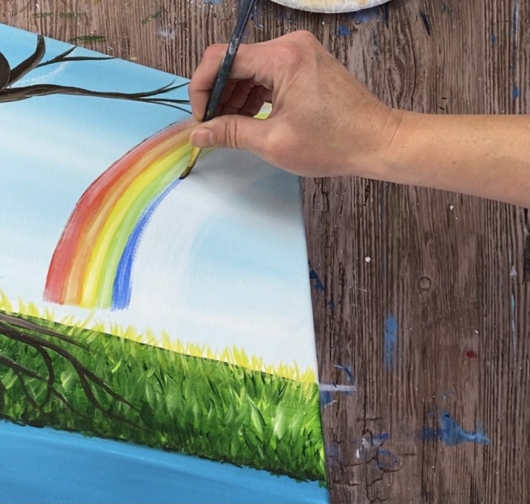 Rainbow Painting - Step By Step Painting With Tracie Kiernan