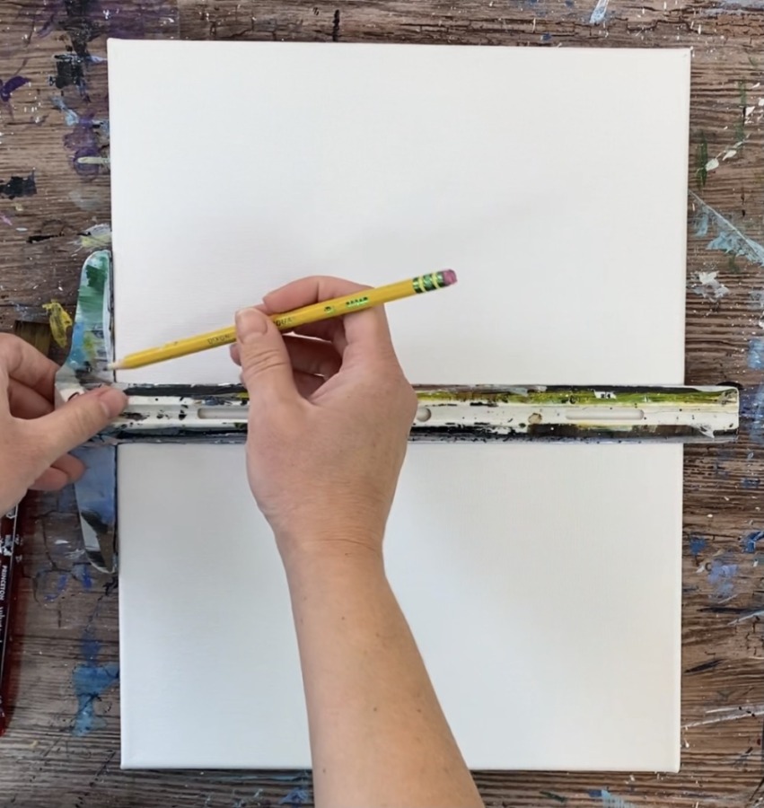 Fishing Painting - With Sunset On Lake - Beginner Tutorial