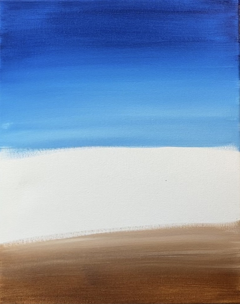 Desert Landscape Painting Tutorial - Night Desert Scene - Tracie ...