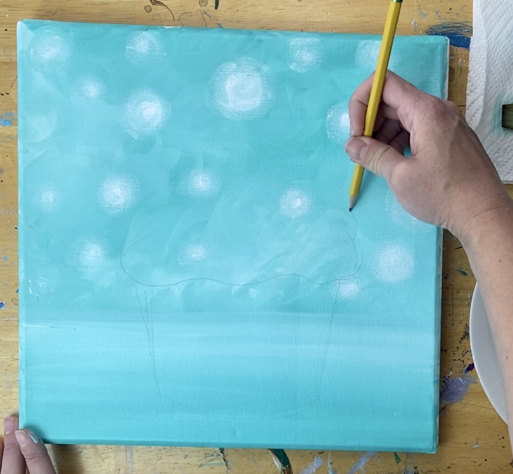 Cupcake Painting - Step By Step Acrylic Tutorial - Easy For Beginners